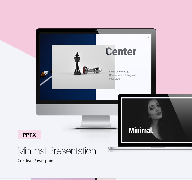 Modèle PowerPoint de présentation minimale créative