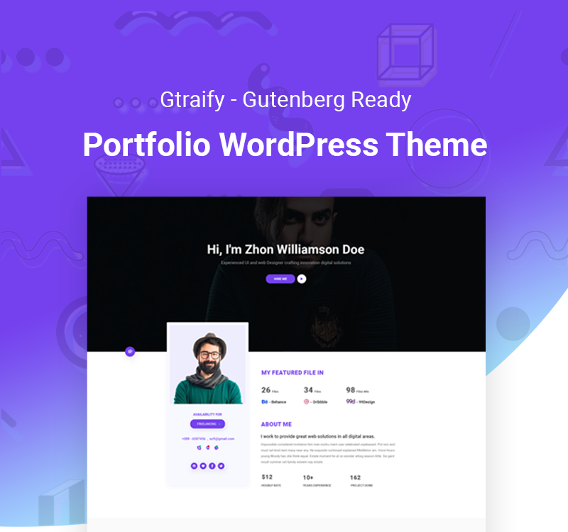 Gratify - Gutenberg Ready Portfolio WordPress Theme