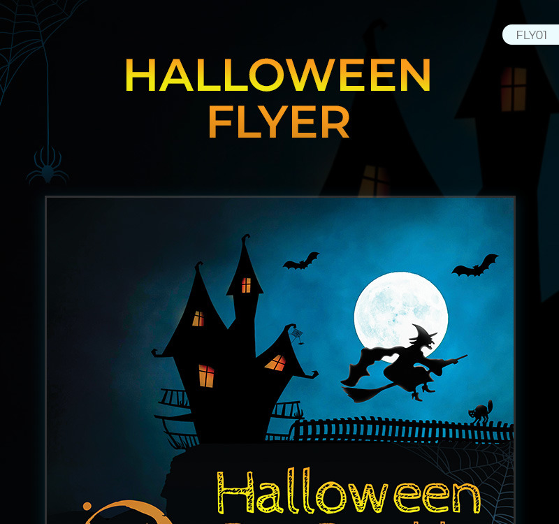 Halloween Party Flyer - Corporate Identity Template