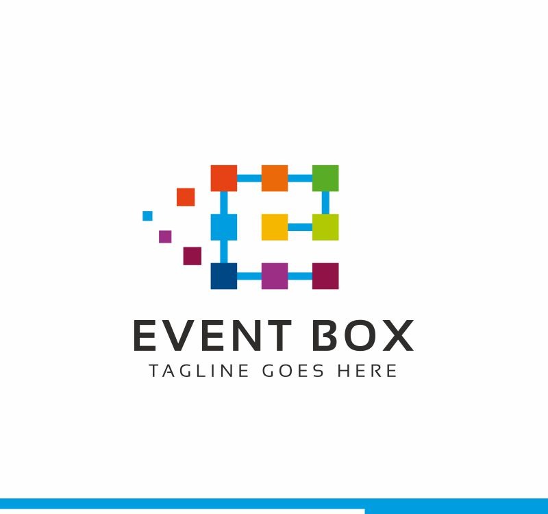 Event Box Logo Template #74220 - TemplateMonster