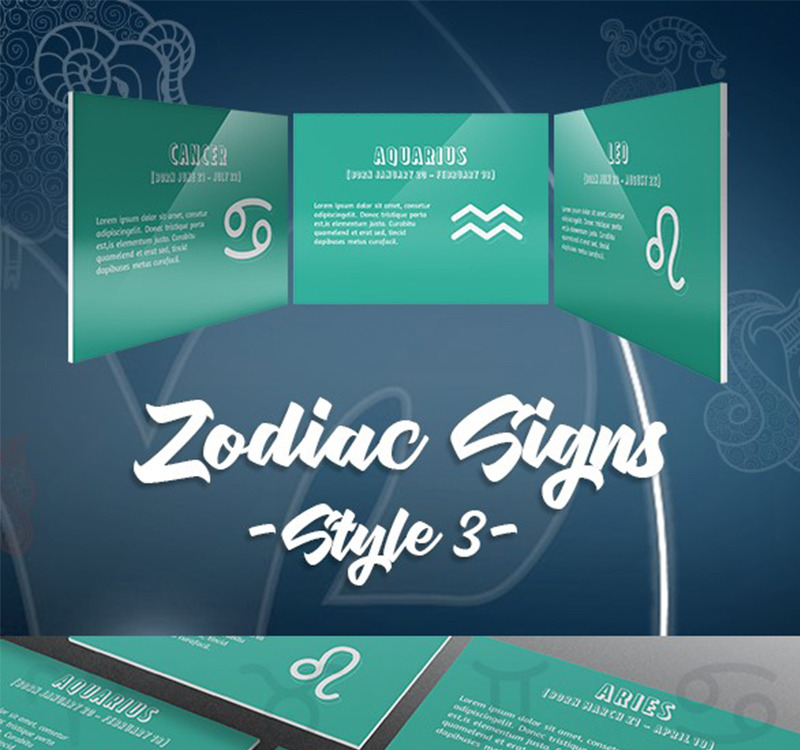 Zodiac powerpoint template 60 photos - Youhoroscope.com