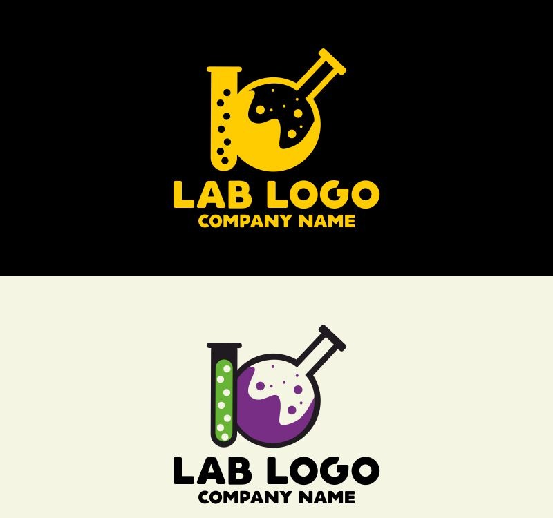 Lab Logo Template #75034 - TemplateMonster