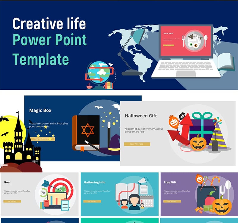 Creative Life - Infographic PowerPoint Template
