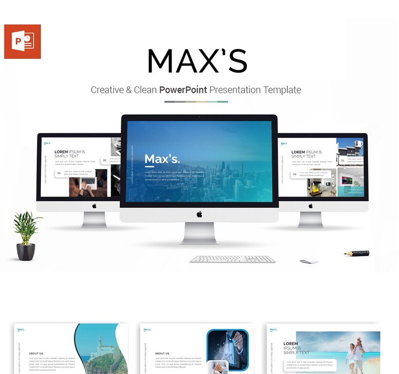 Maxs Presentation PowerPoint Template - TemplateMonster