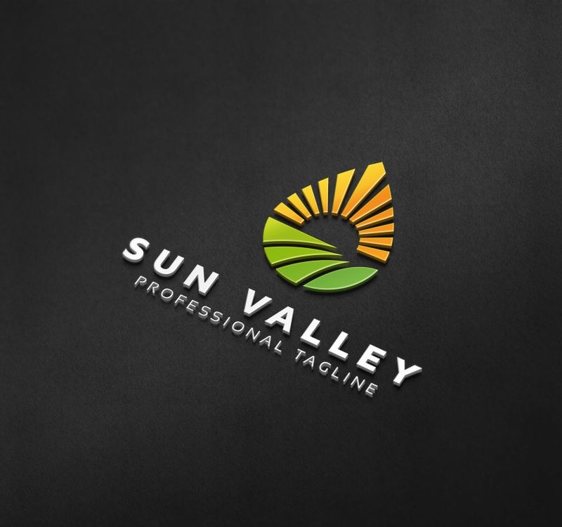 Sun Valley Logo Template #76661 - TemplateMonster