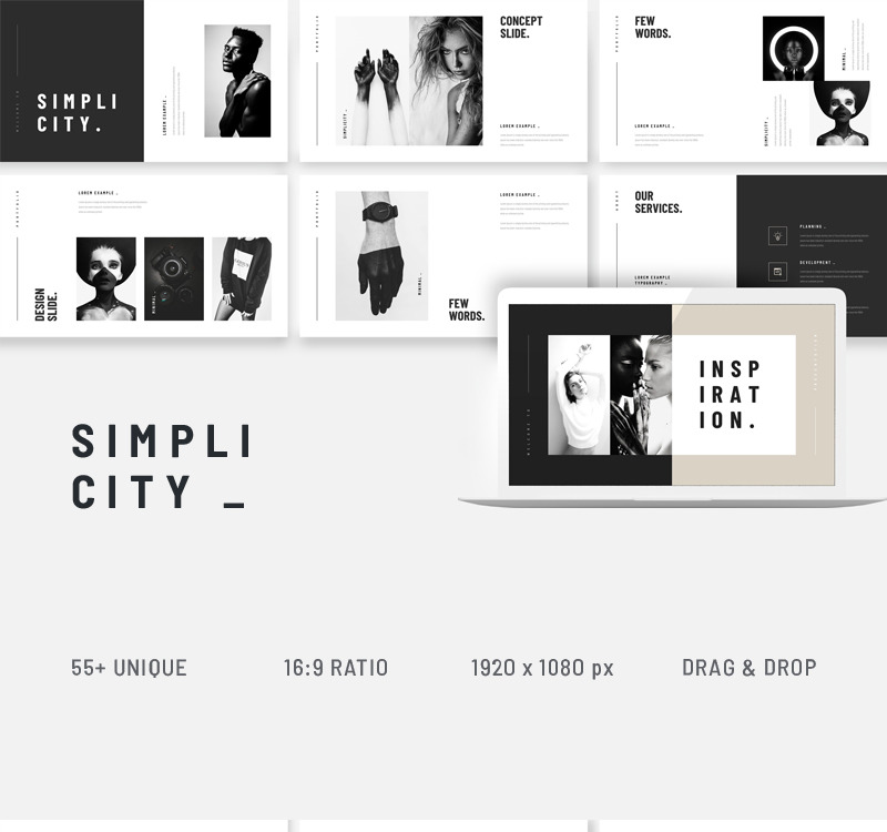 Simplicity - PowerPoint Template #77714 - TemplateMonster