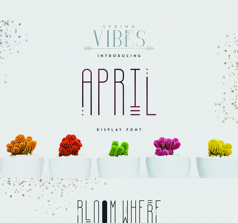 April Font #78023 - TemplateMonster