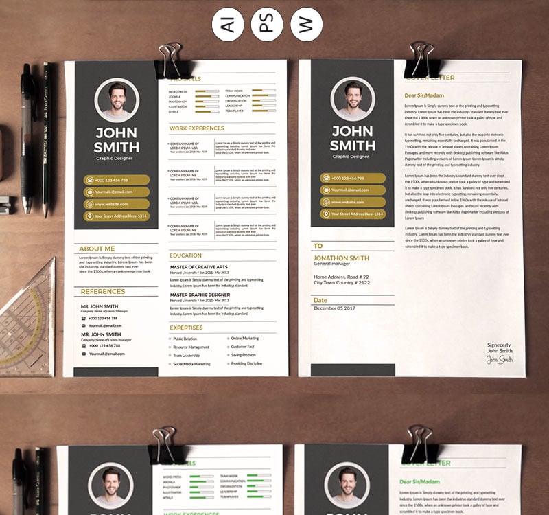 John Smith Resume Template #78126 - TemplateMonster