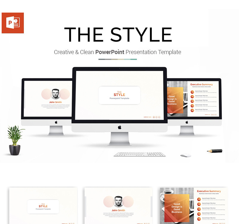 The Style PowerPoint Template #78232 - TemplateMonster