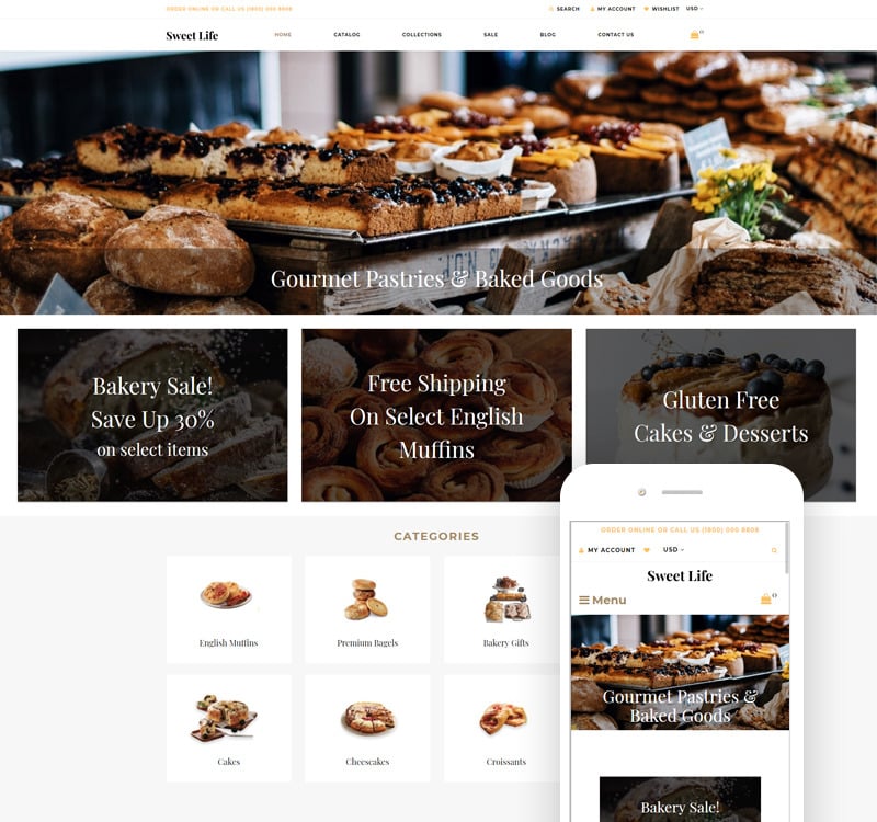 Sweet Life - Sweet Shop Creative Shopify Theme