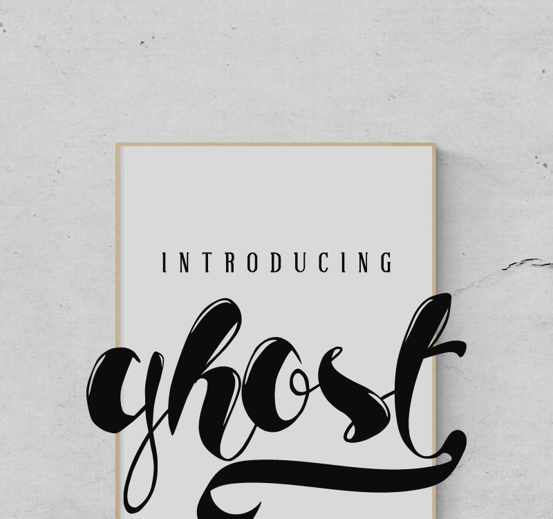 Ghost Font #79581 - TemplateMonster