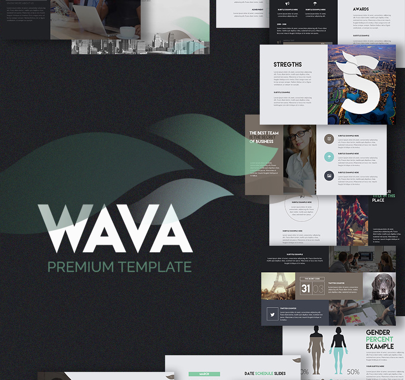 Wava Google Slides #80256 - TemplateMonster