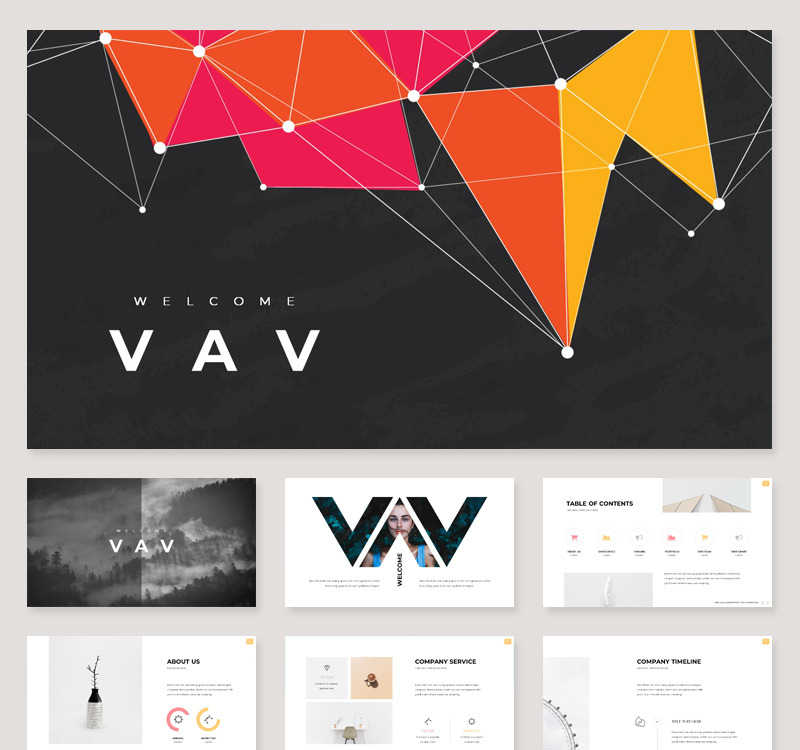 Bright Presentation PowerPoint template - TemplateMonster