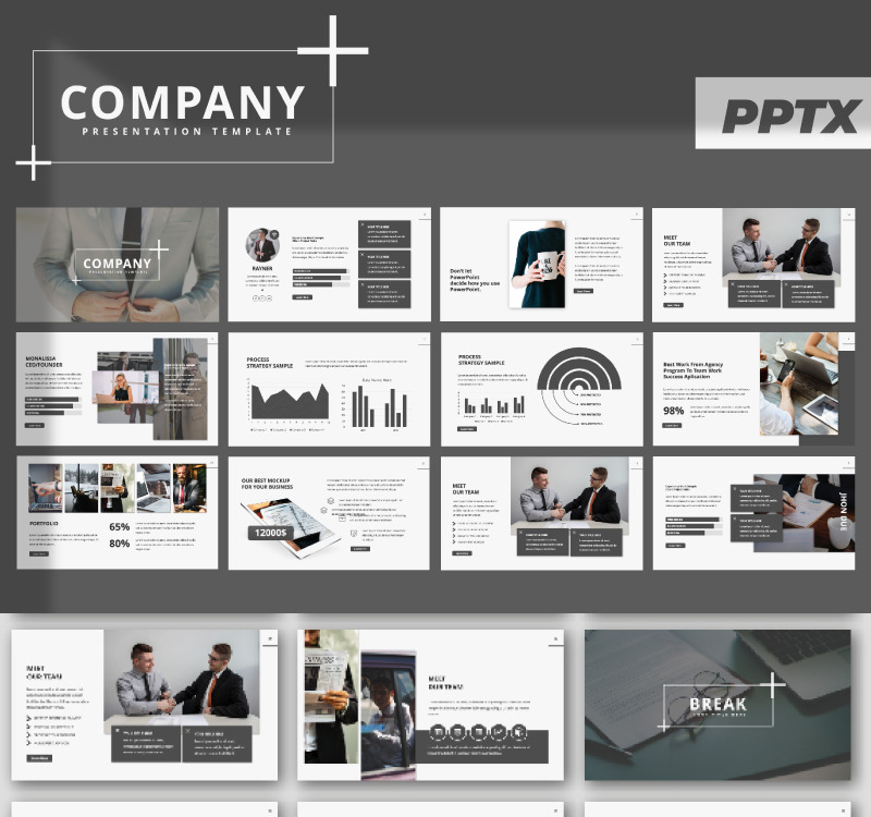 Company PowerPoint Template #81355 - TemplateMonster Company PowerPoint Template #81355 - TemplateMonster