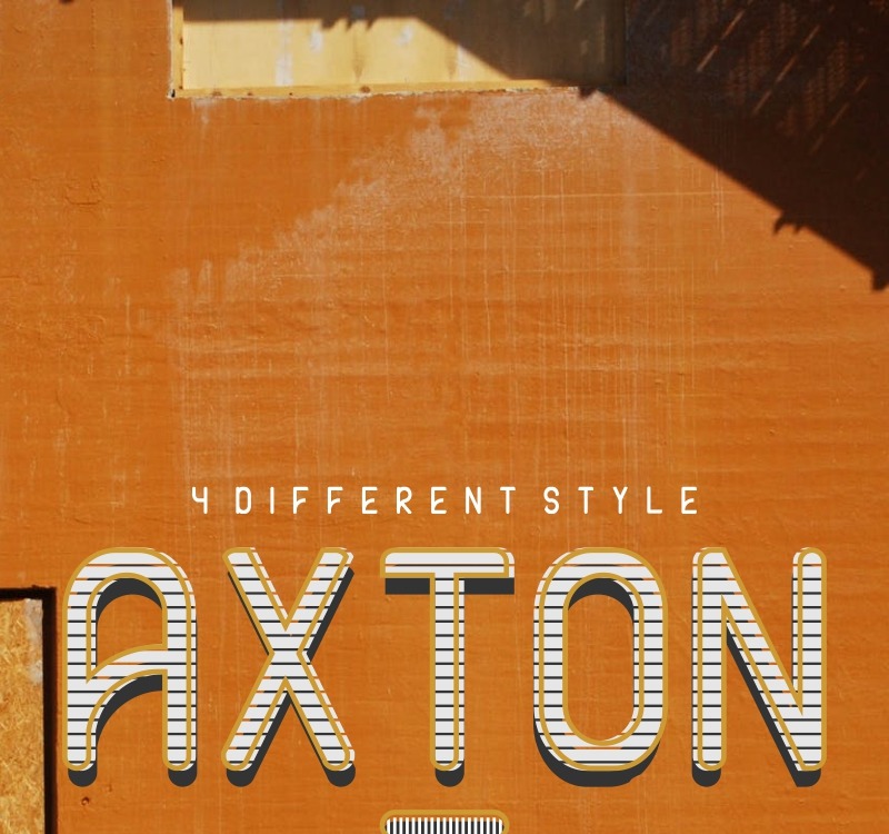 Axton Font #81706 - TemplateMonster