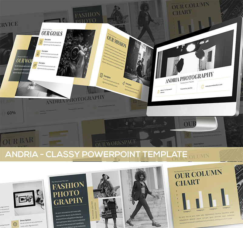 Andria - Classy PowerPoint Template #81954 - TemplateMonster