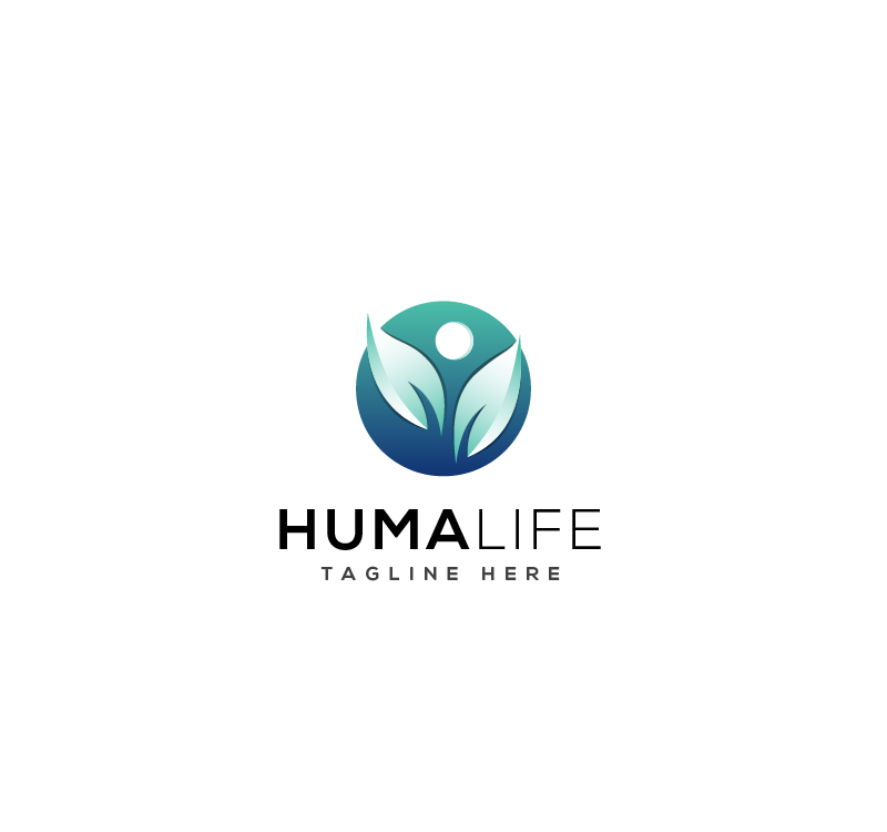 Huma Life Logo Template #82608 - TemplateMonster