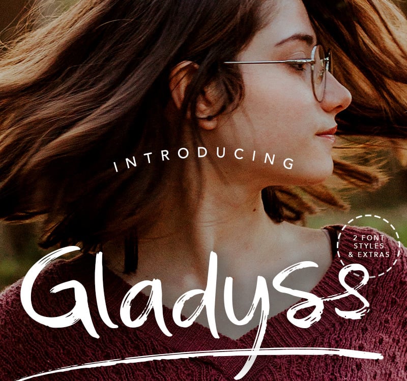 Gladyss Handwritten Font #84036 - TemplateMonster