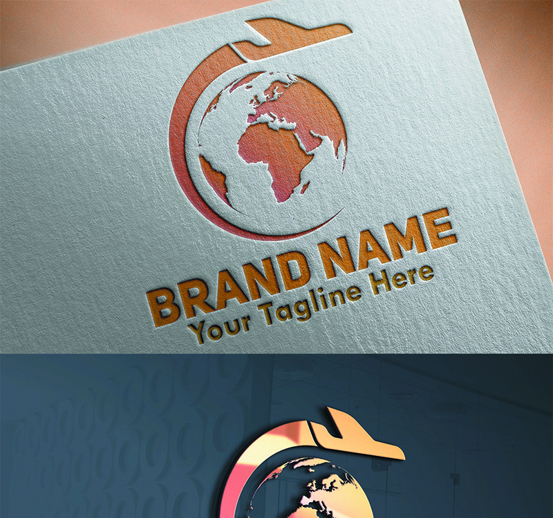World Travel Logo Template #84167 - TemplateMonster