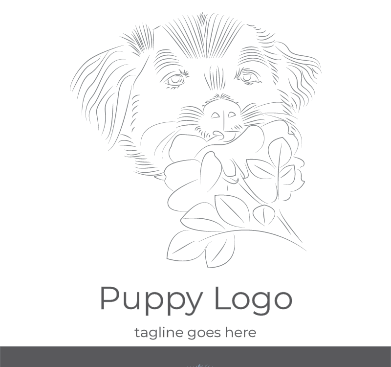 Puppy Logo Template #84707 - TemplateMonster