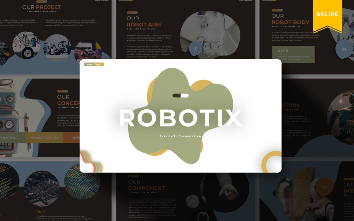 Robotix | Google Slides #85657 - TemplateMonster