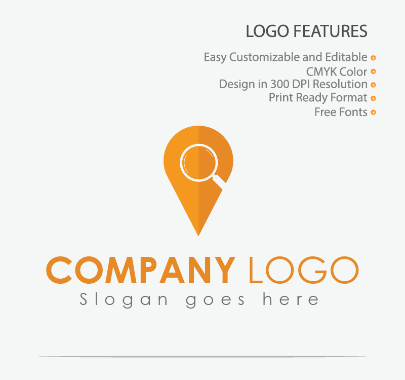 Location Search Logo Template #86596 - TemplateMonster