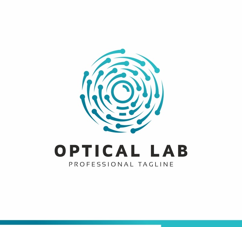 Optical Lab Logo Template #86783 - TemplateMonster