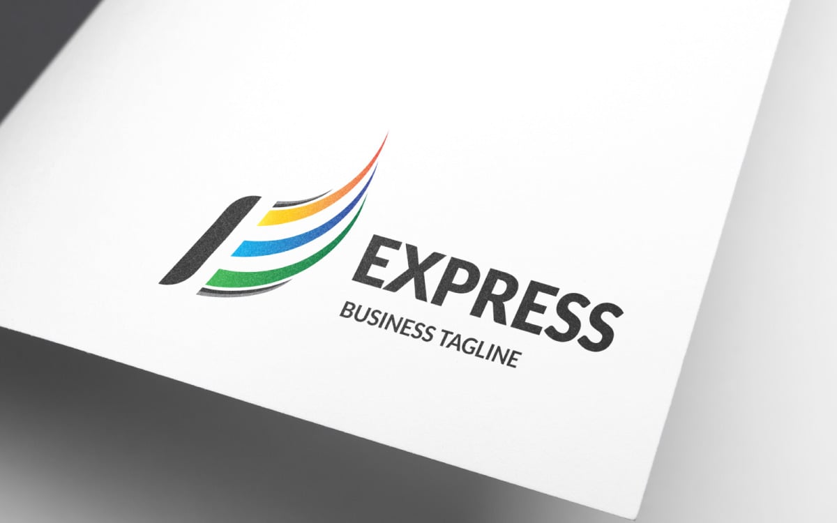 Letter E Express Logo Template #87354 - TemplateMonster