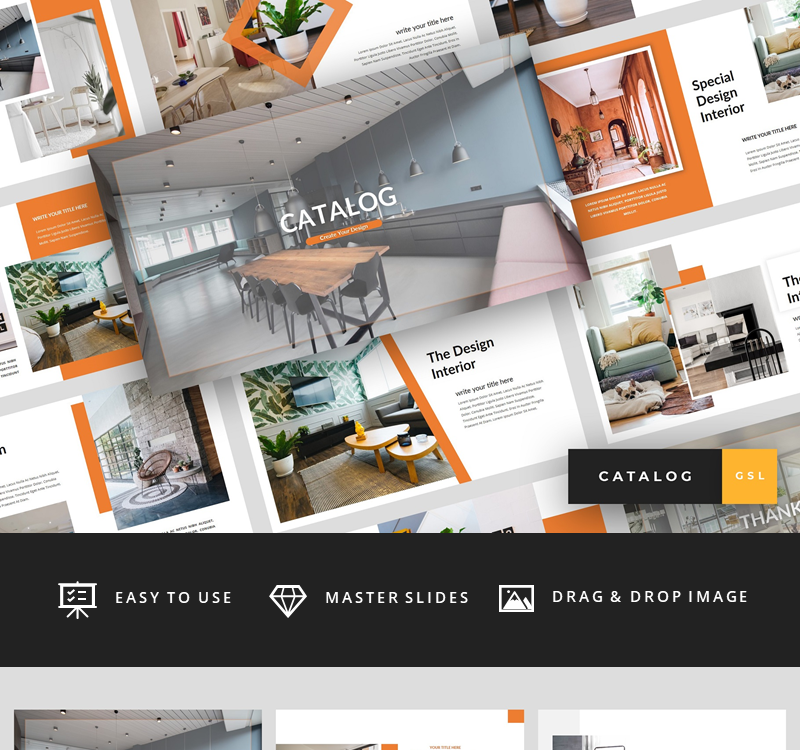 Catalog - Furniture Presentation Google Slides Catalog - Furniture Presentation Google Slides