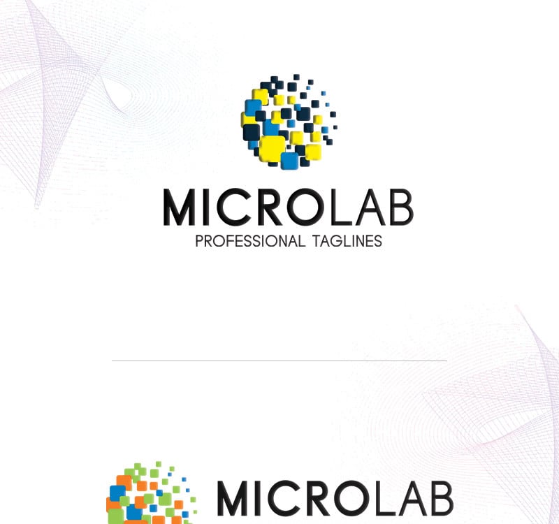 MicroLab Logo Template #88520 - TemplateMonster