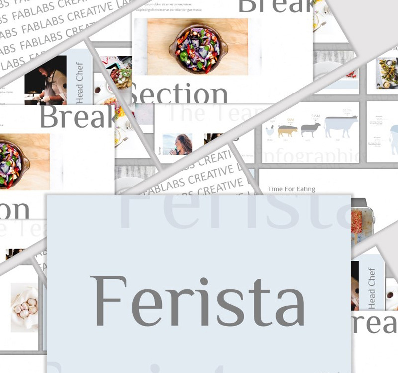 Ferista - Keynote template #89467 - TemplateMonster