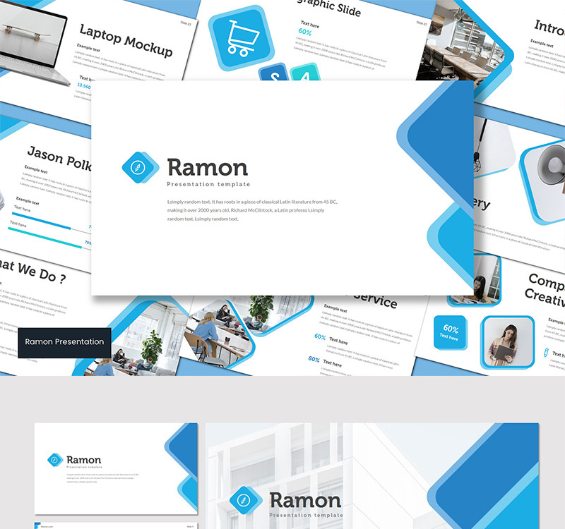 Ramon PowerPoint Template #89609 - TemplateMonster