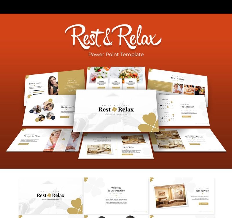 Modèle PowerPoint de repos et de détente - TemplateMonster