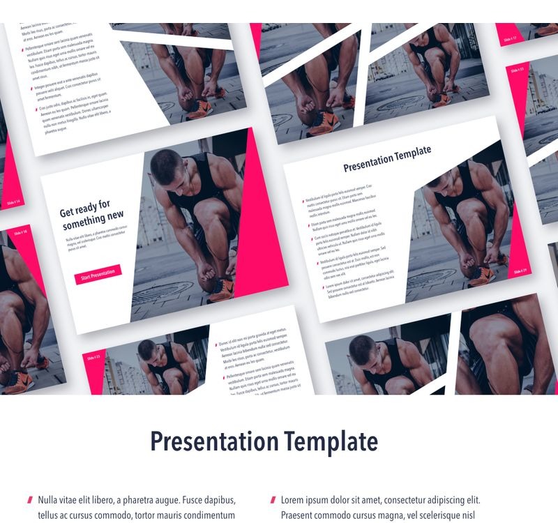 Perfect Training PowerPoint Template - TemplateMonster