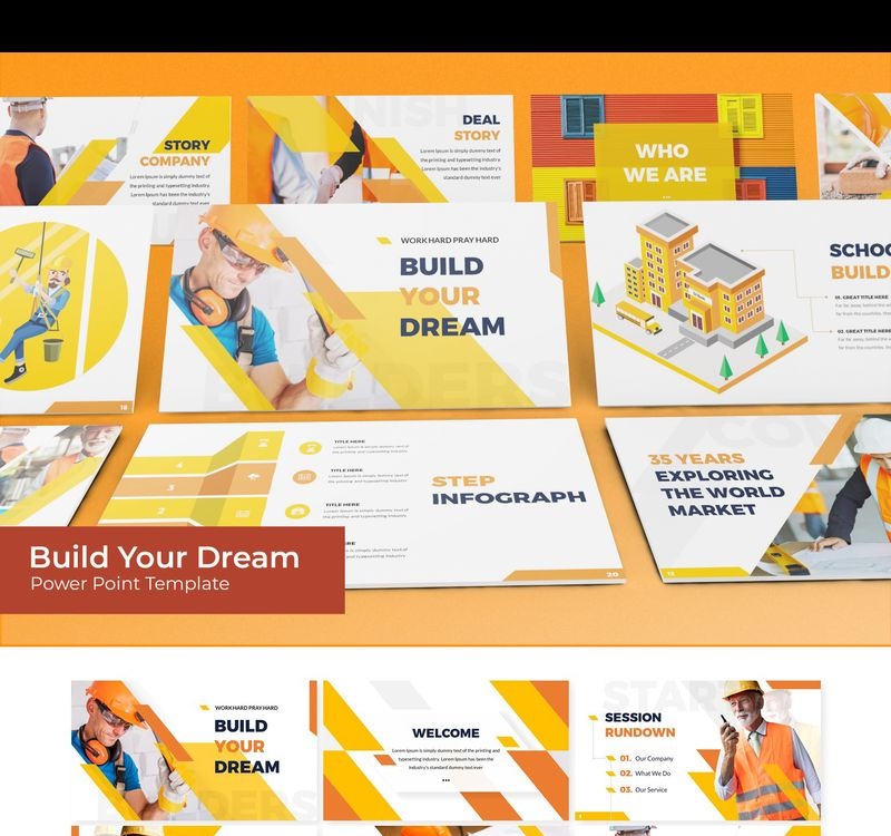 Build Your Dream PowerPoint Template - TemplateMonster