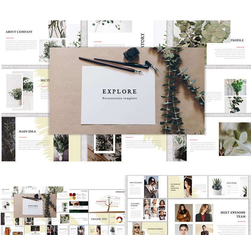 Explore PowerPoint template #90686 - TemplateMonster