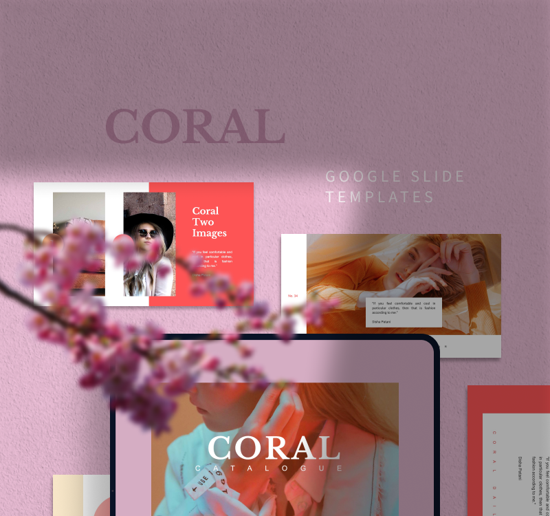 CORAL Google Slides #91672 - TemplateMonster