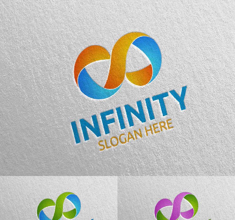 Infinity loop Design 20 Logo Template - TemplateMonster
