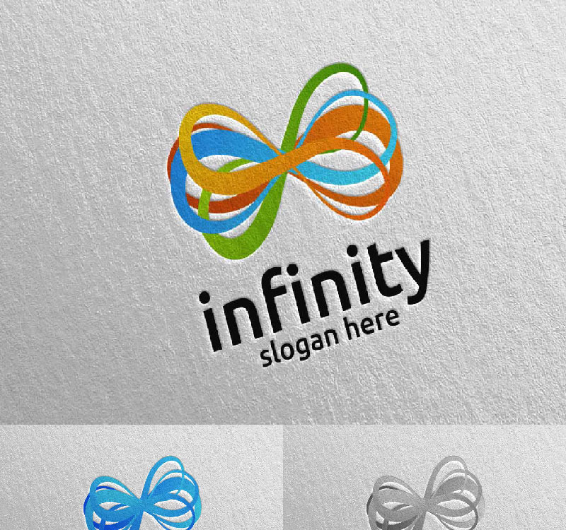 Infinity loop Design 27 Logo Template - TemplateMonster