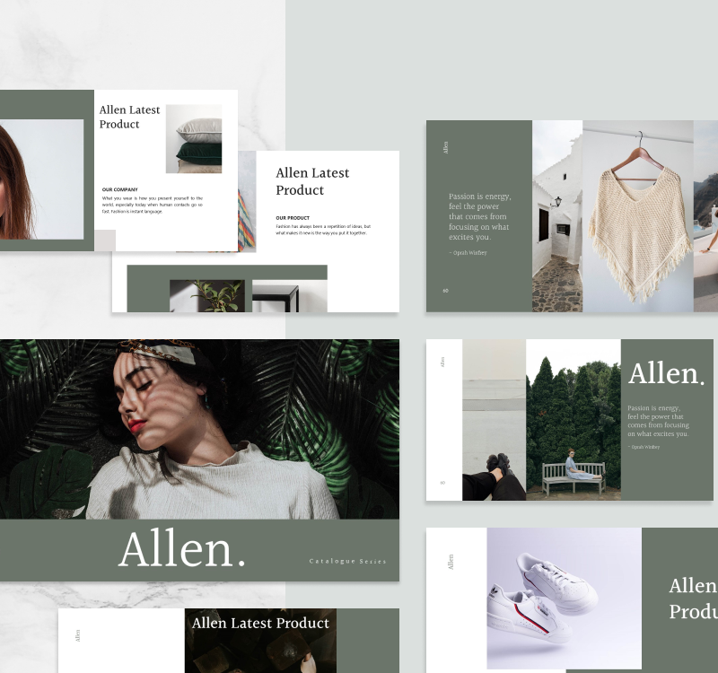 ALLEN - Keynote template #92465 - TemplateMonster