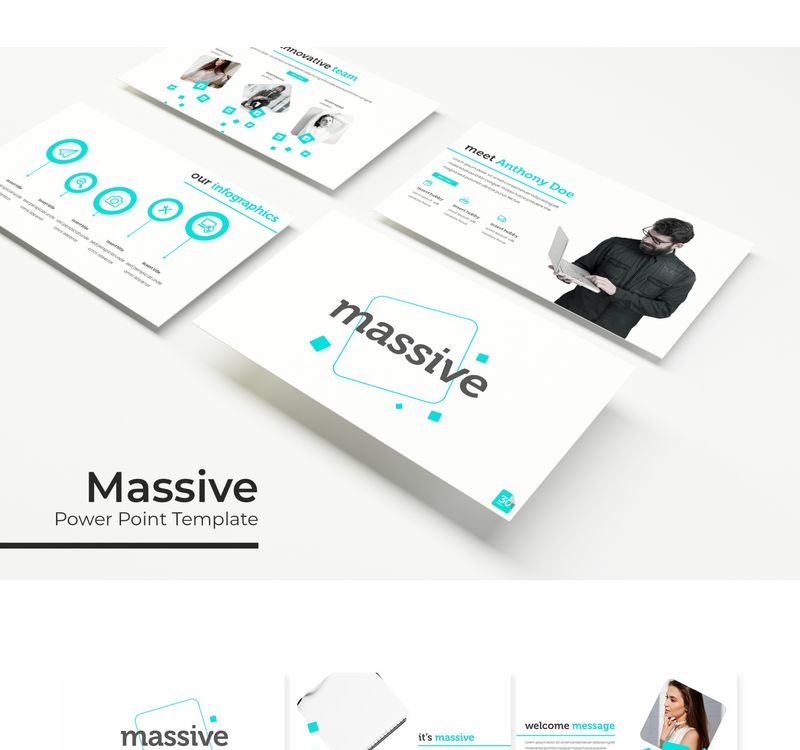 Massive PowerPoint Template #94394 - TemplateMonster