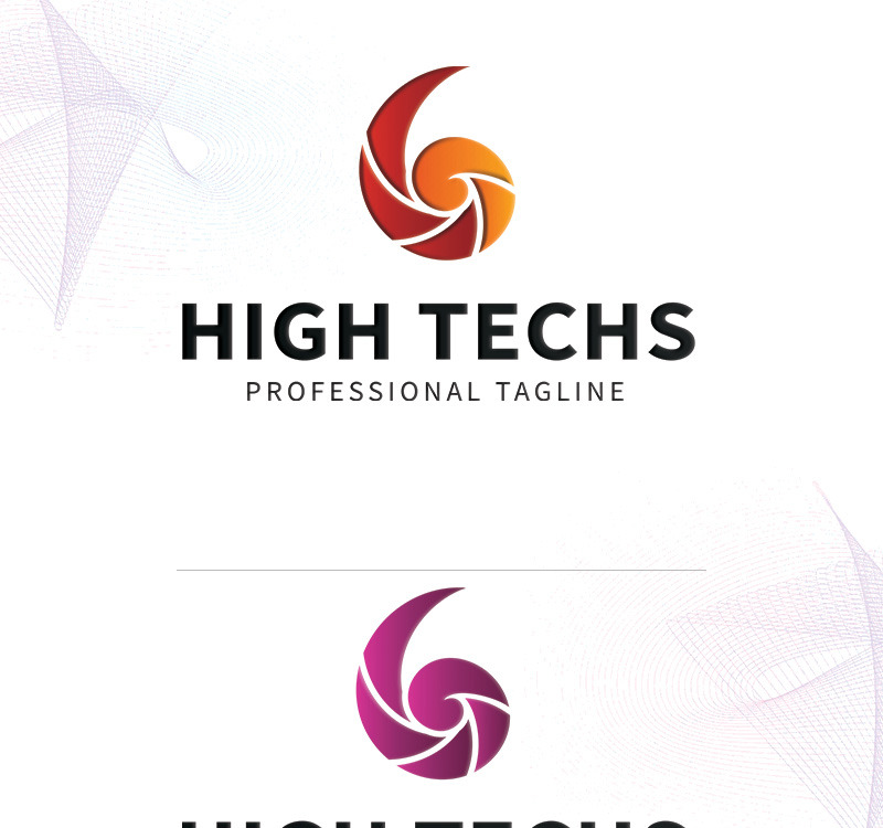 HighTechs Logo Template #95481 - TemplateMonster