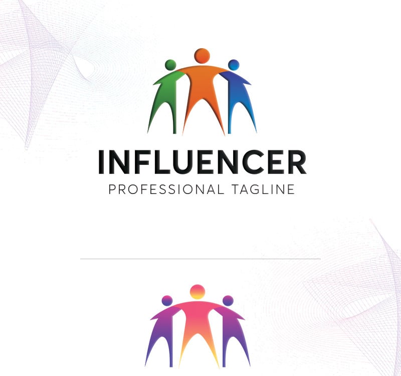 Influencer Logo Template #95475 - TemplateMonster