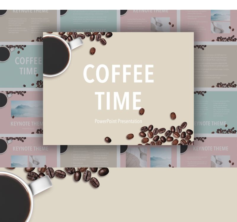 Coffee Time PowerPoint Template #96345 - TemplateMonster Coffee Time PowerPoint Template #96345 - TemplateMonster