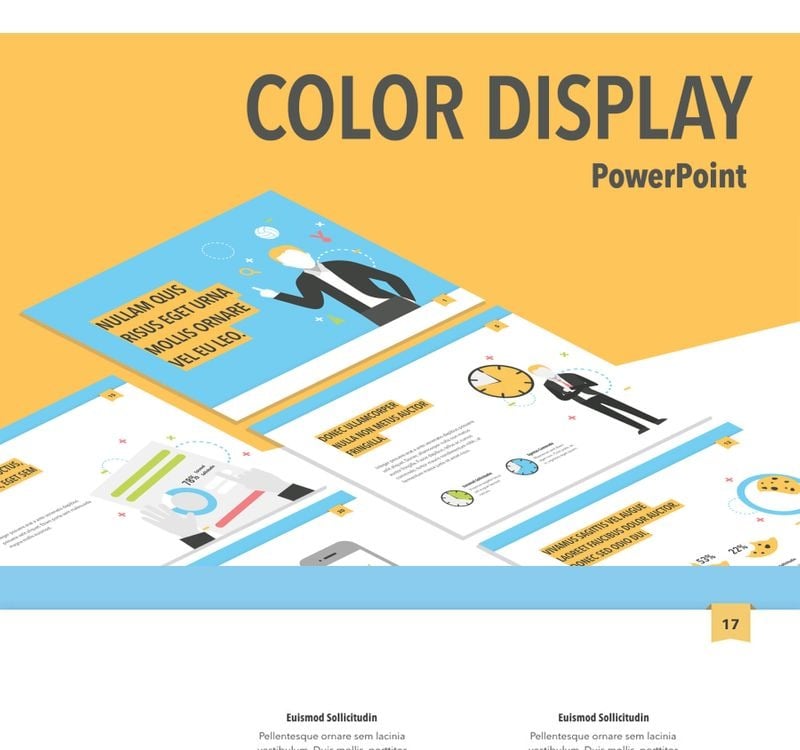 Color Display PowerPoint Template #96344 - TemplateMonster