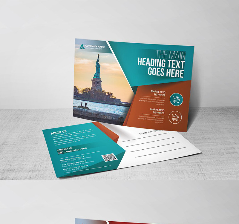 Modern Creative Postcard - Corporate Identity Template