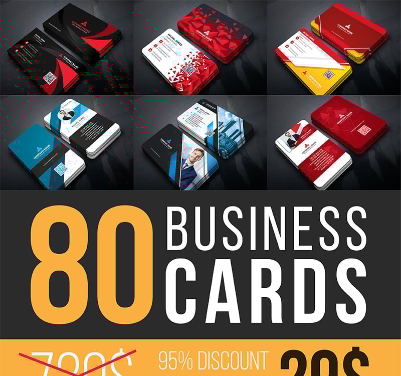 Business Cards Mega Bundle - Corporate Identity Template