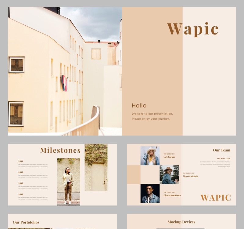 Wapic PowerPoint Template #97154 - TemplateMonster