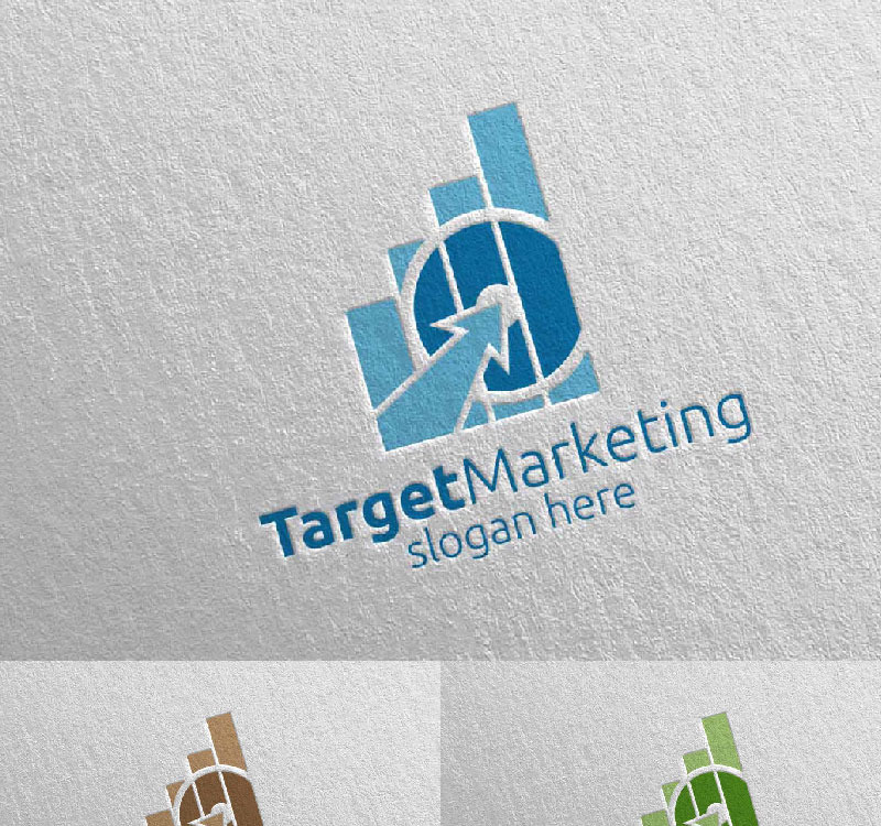 Target Marketing Financial Advisor Design 47 Logo Template