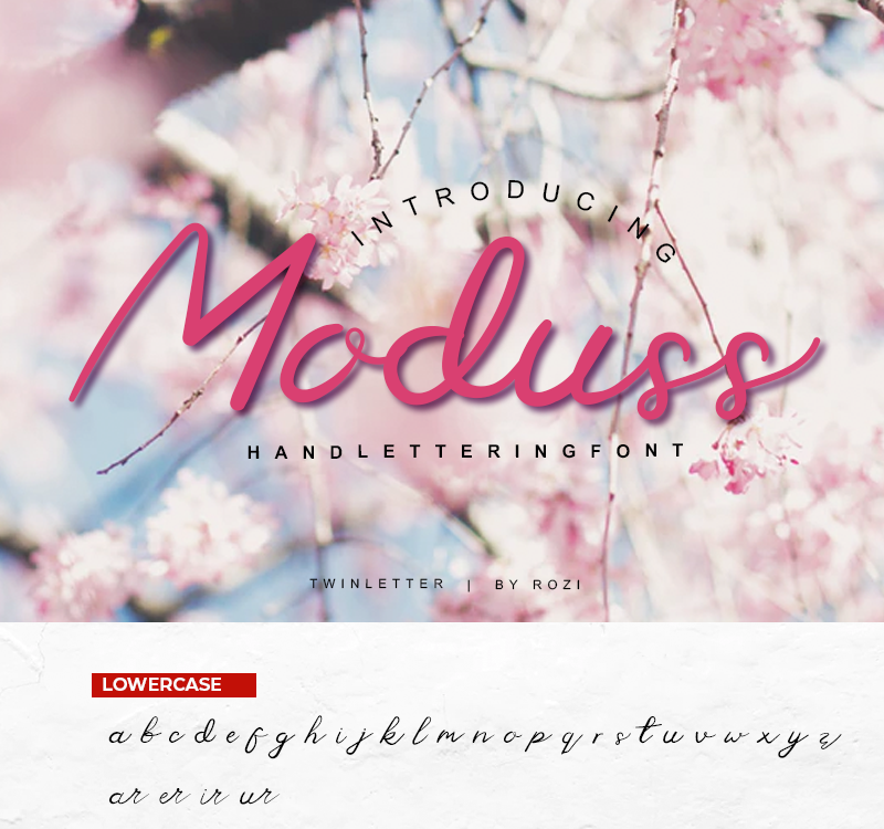 Moduss Font #99133 - TemplateMonster